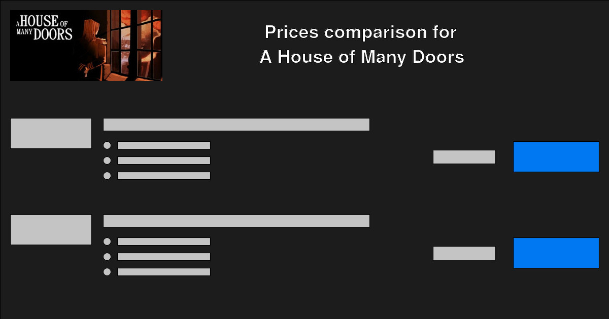 A House of Many Doors CD Keys — Buy Cheap A House of Many Doors CD Game ...