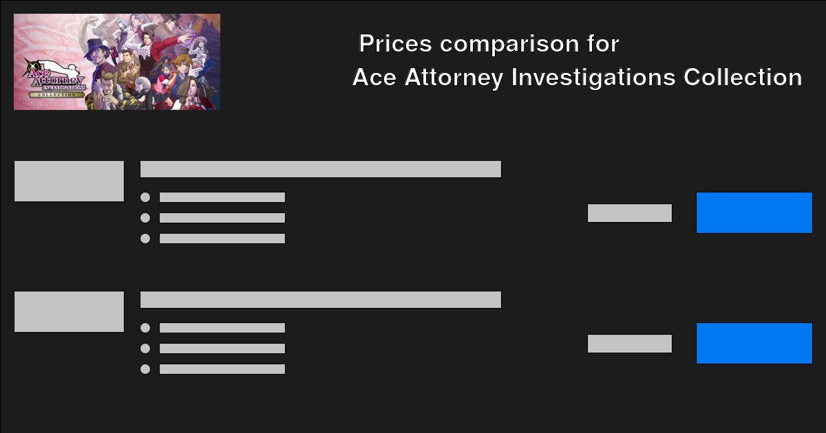 Ace Attorney Investigations Collection CD Keys — Buy Cheap Ace Attorney ...