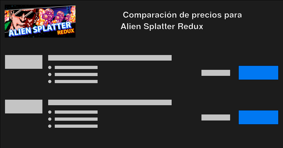 Compra Alien Splatter Redux barato - Compara precios