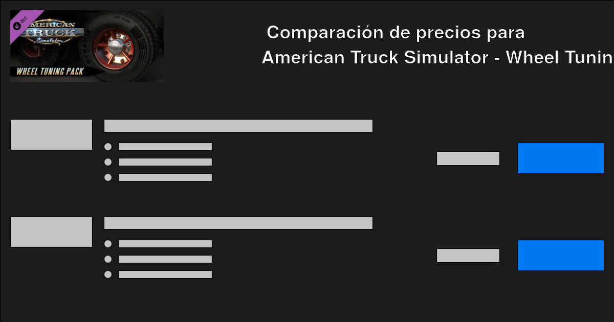 Compra American Truck Simulator - Wheel Tuning Pack barato - Compara ...
