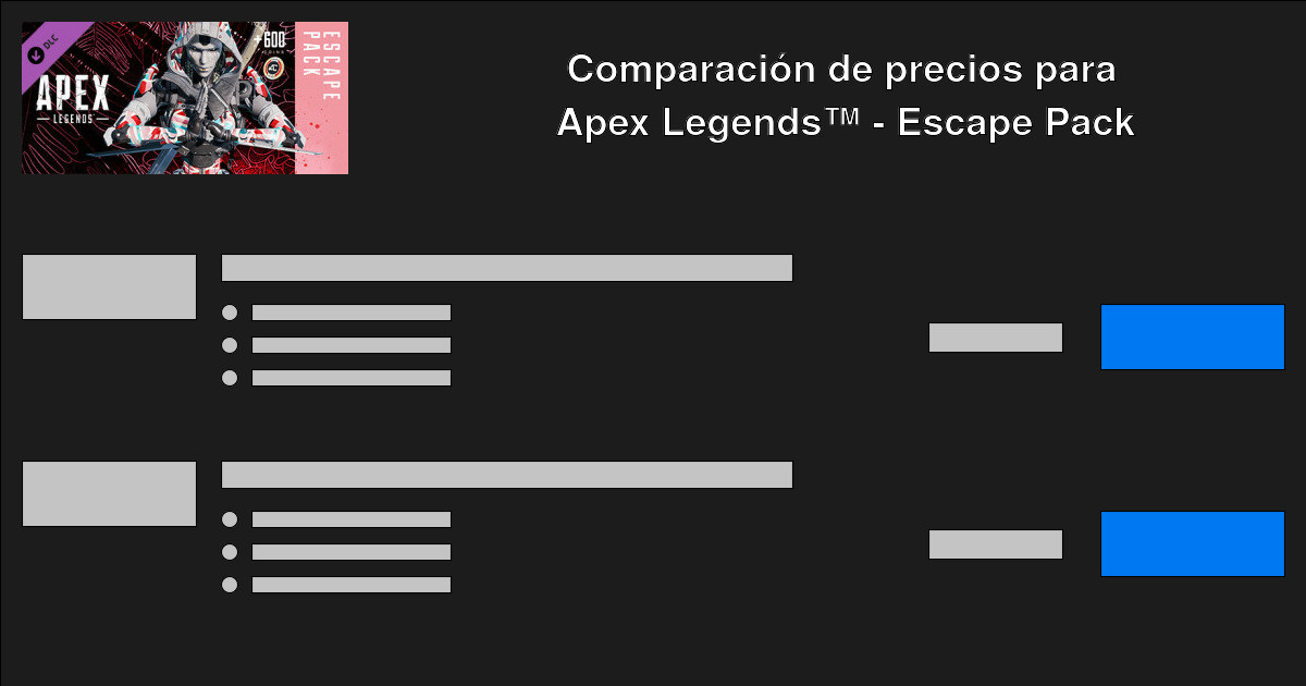 Compra Apex Legends™ - Escape Pack barato - Compara precios