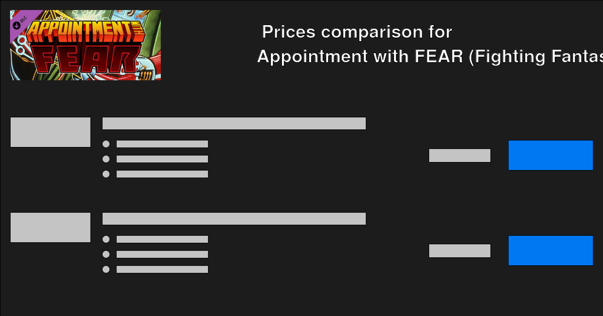 Appointment with FEAR (Fighting Fantasy Classics) CD Keys — Buy Cheap ...