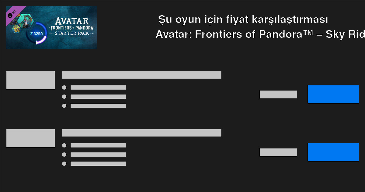 Ucuz Avatar: Frontiers of Pandora™ – Sky Rider Starter Pack satın al ...