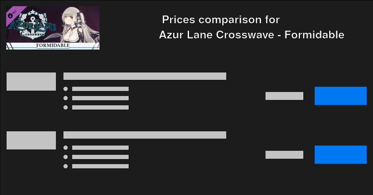 Azur Lane Crosswave - Formidable CD Keys — Buy Cheap Azur Lane ...