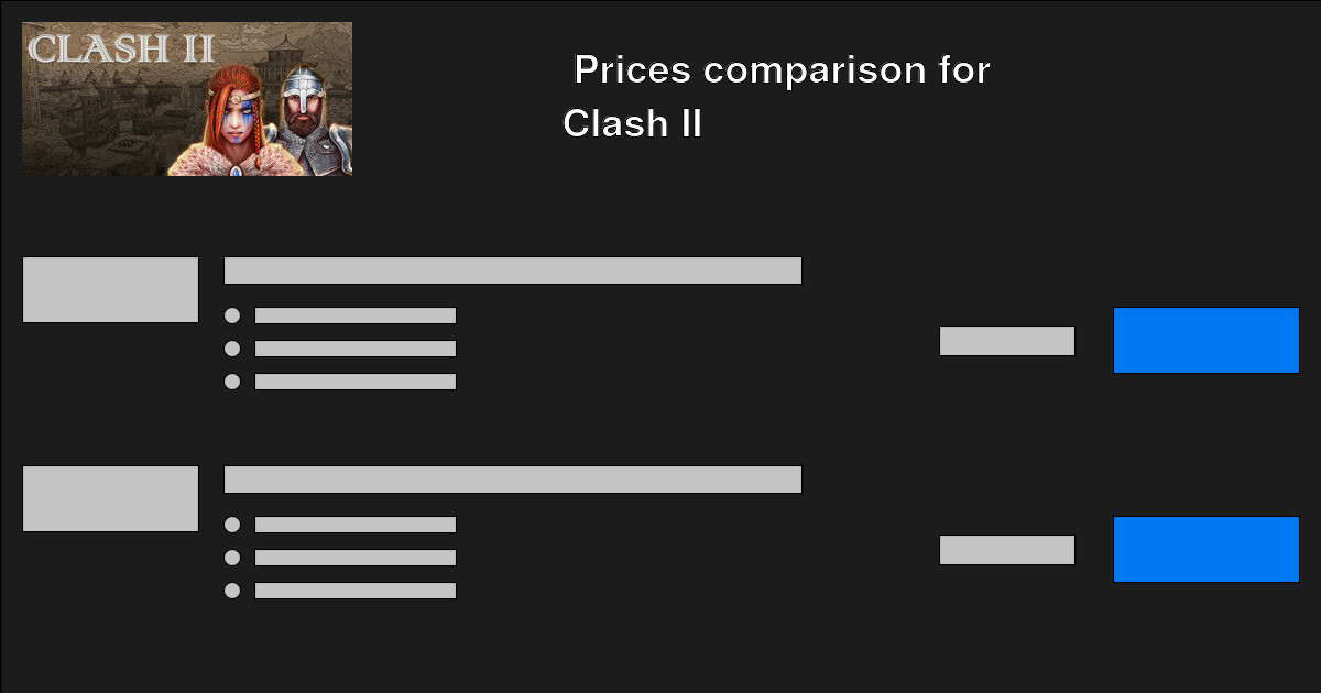 Clash II CD Keys — Buy Cheap Clash II CD Game Keys Online — SYS RQMTS