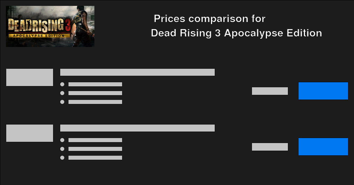 Dead Rising 3 Apocalypse Edition CD Keys — Buy Cheap Dead Rising 3 ...