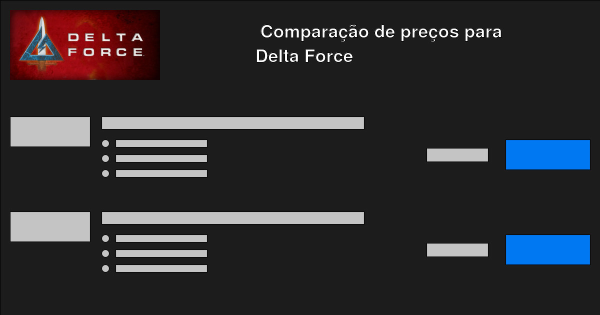 Comprar Delta Force mais barato - Comparação de Preços