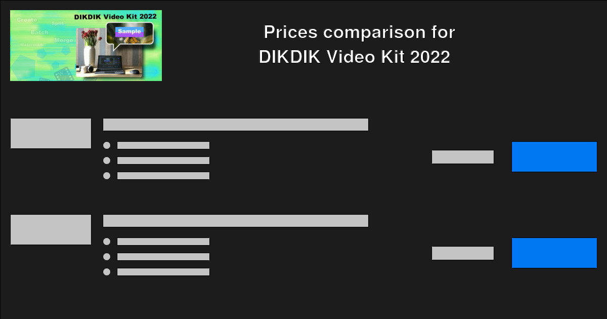 DIKDIK Video Kit 2022 CD Keys — Buy Cheap DIKDIK Video Kit 2022 CD Game ...