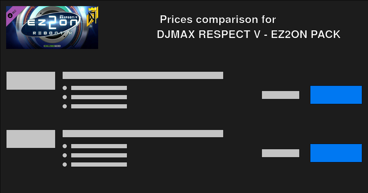 DJMAX RESPECT V - EZ2ON PACK CD Keys — Buy Cheap DJMAX RESPECT V ...