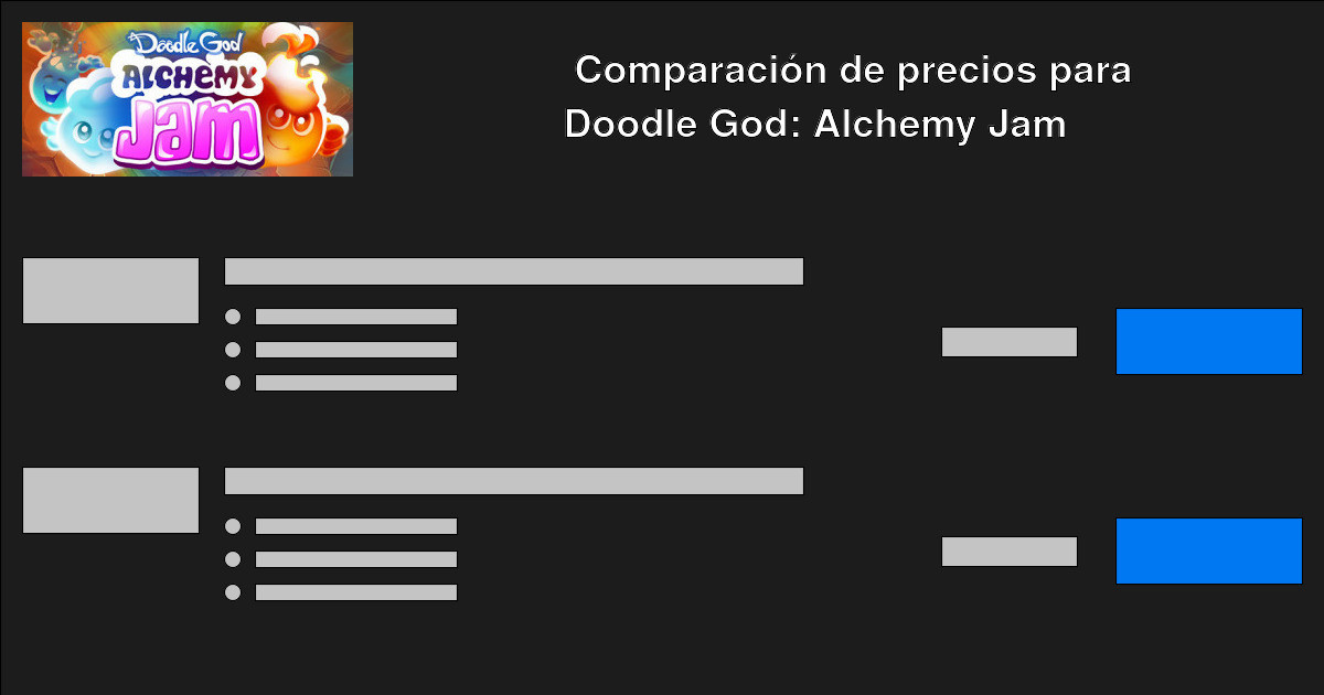 Compra Doodle God: Alchemy Jam barato - Compara precios