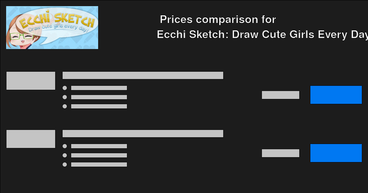 Ecchi Sketch: Draw Cute Girls Every Day! CD Keys — Buy Cheap Ecchi Sketch: Draw Cute Girls Every ...