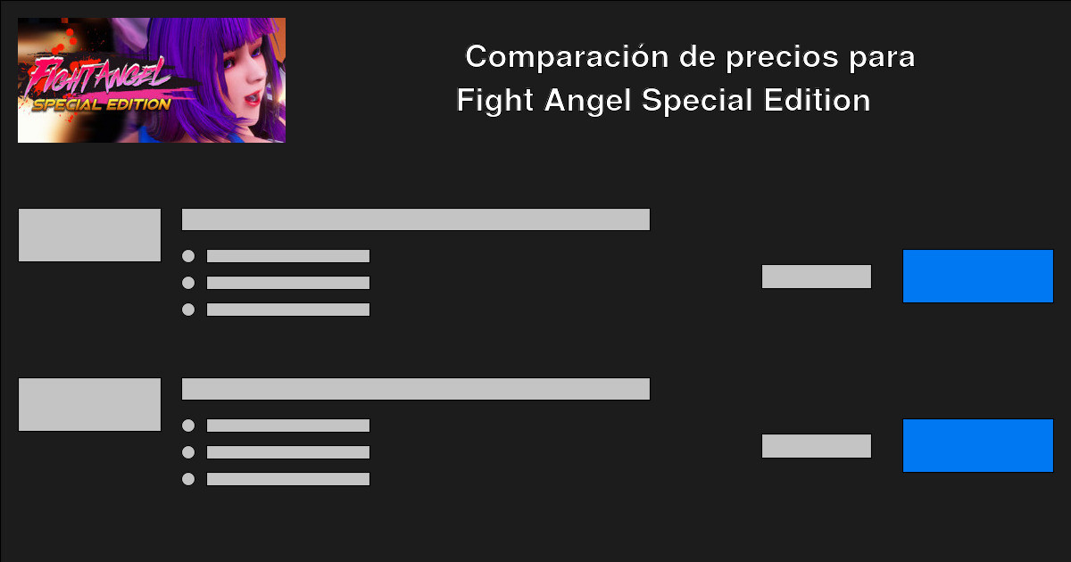 Compra Fight Angel Special Edition barato - Compara precios