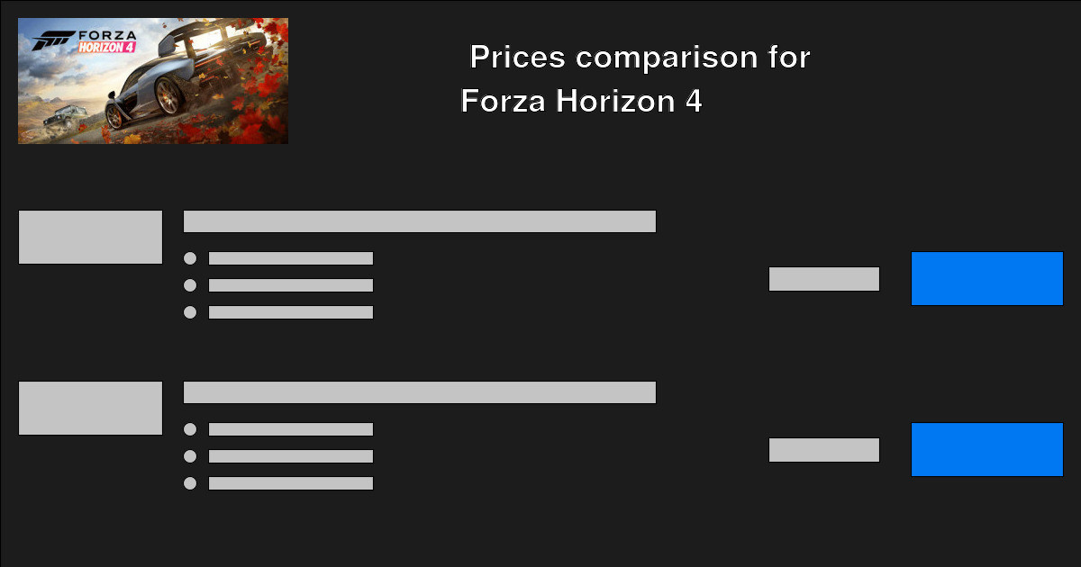 Forza Horizon 4 CD Keys — Buy Cheap Forza Horizon 4 CD Game Keys Online ...