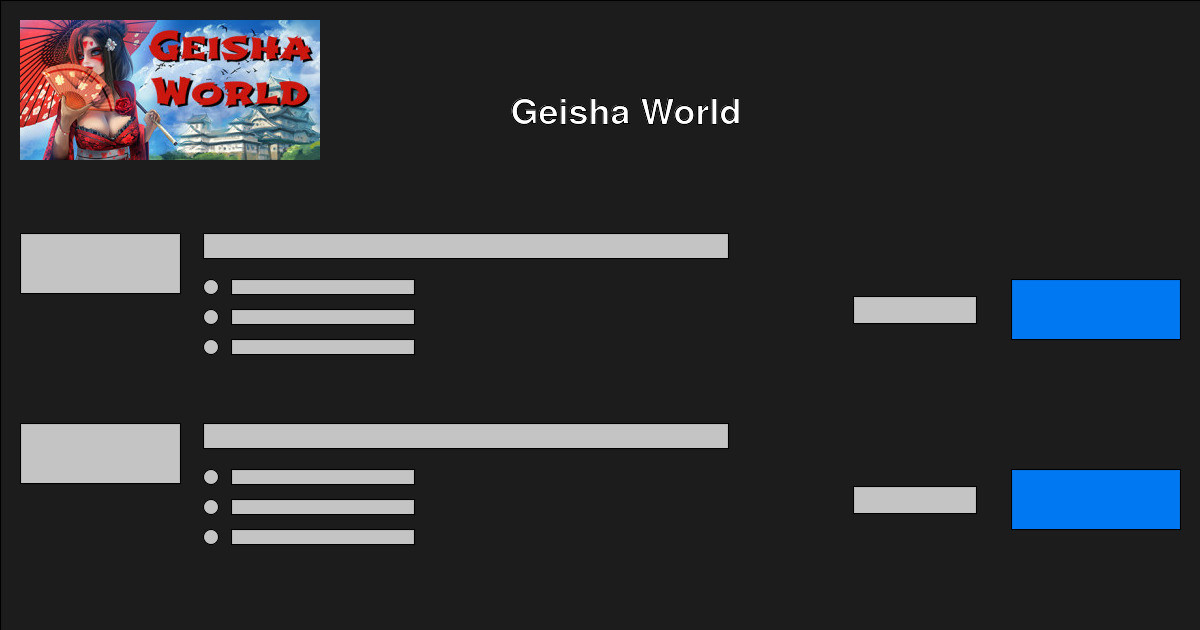 購入 Geisha World安い - 価格比較