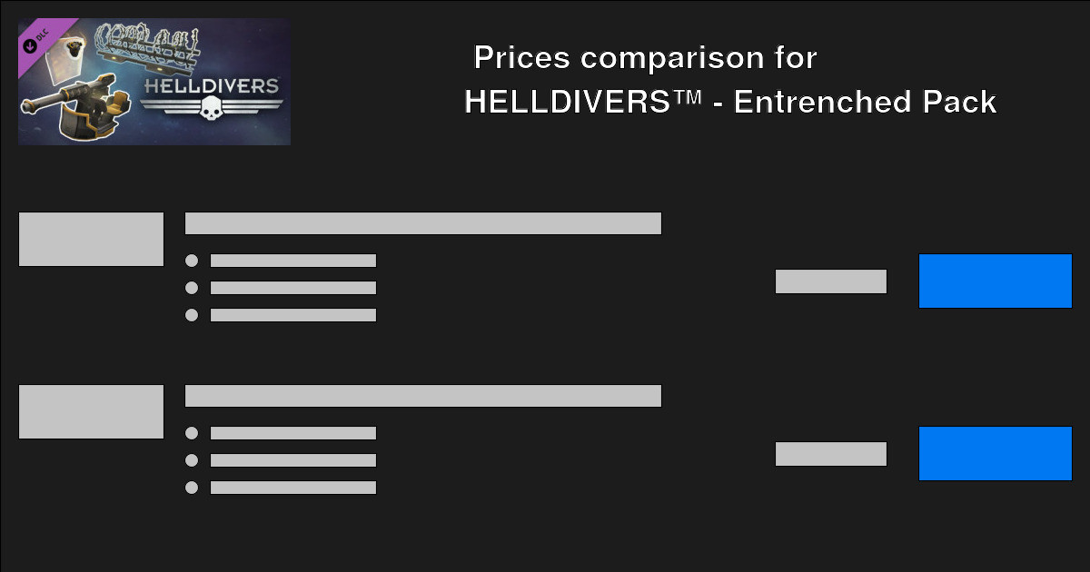 HELLDIVERS™ - Entrenched Pack CD Keys — Buy Cheap HELLDIVERS ...