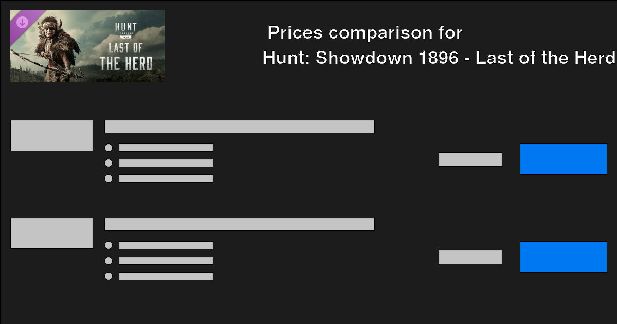 Hunt: Showdown 1896 - Last of the Herd CD Keys — Buy Cheap Hunt ...
