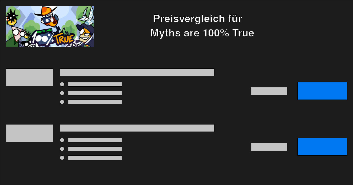 Myths are 100% True günstig kaufen - Preisvergleich