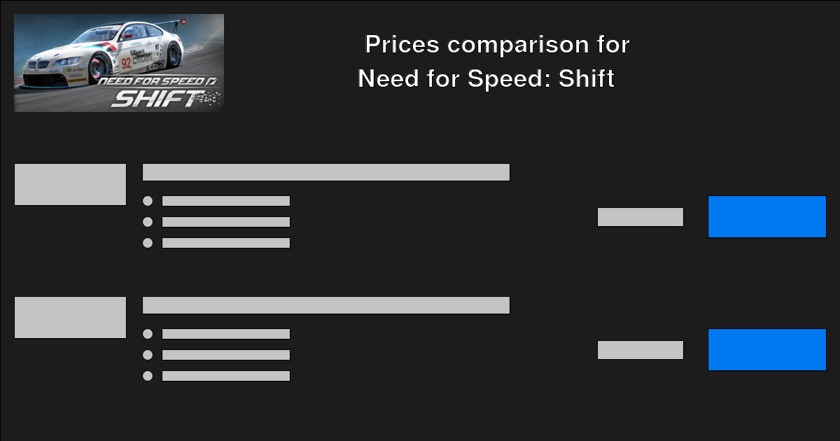 Need for Speed: Shift CD Keys — Buy Cheap Need for Speed: Shift CD Game ...