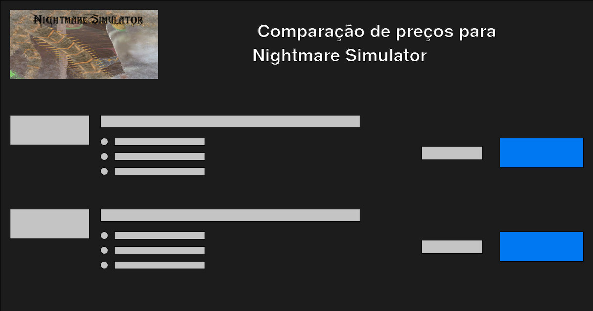 Comprar Nightmare Simulator mais barato - Comparação de Preços