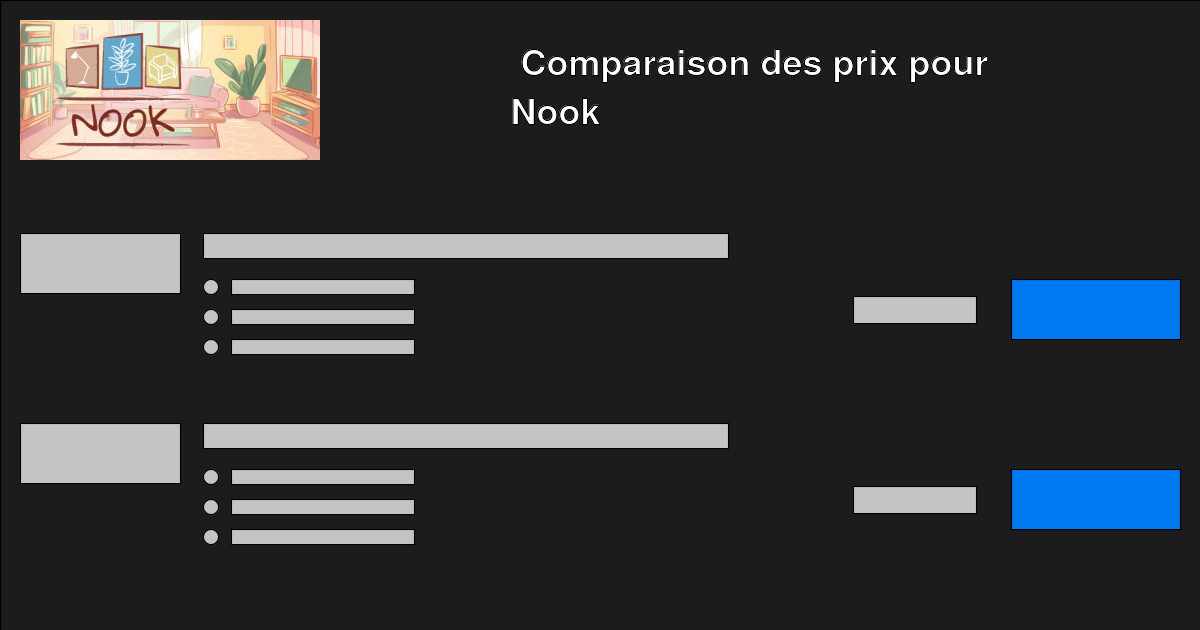 Acheter Nook pas cher - Comparaison des prix
