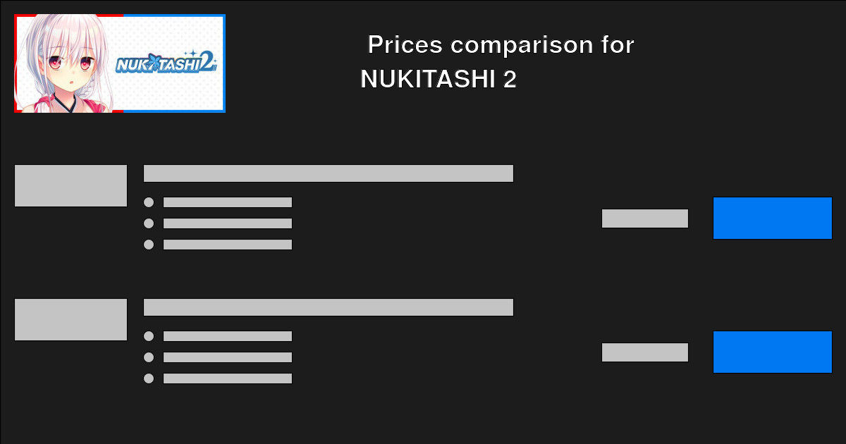 NUKITASHI 2 CD Keys — Buy Cheap NUKITASHI 2 CD Game Keys Online — SYS RQMTS