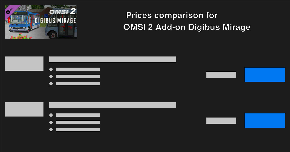 OMSI 2 Add-on Digibus Mirage CD Keys — Buy Cheap OMSI 2 Add-on Digibus ...