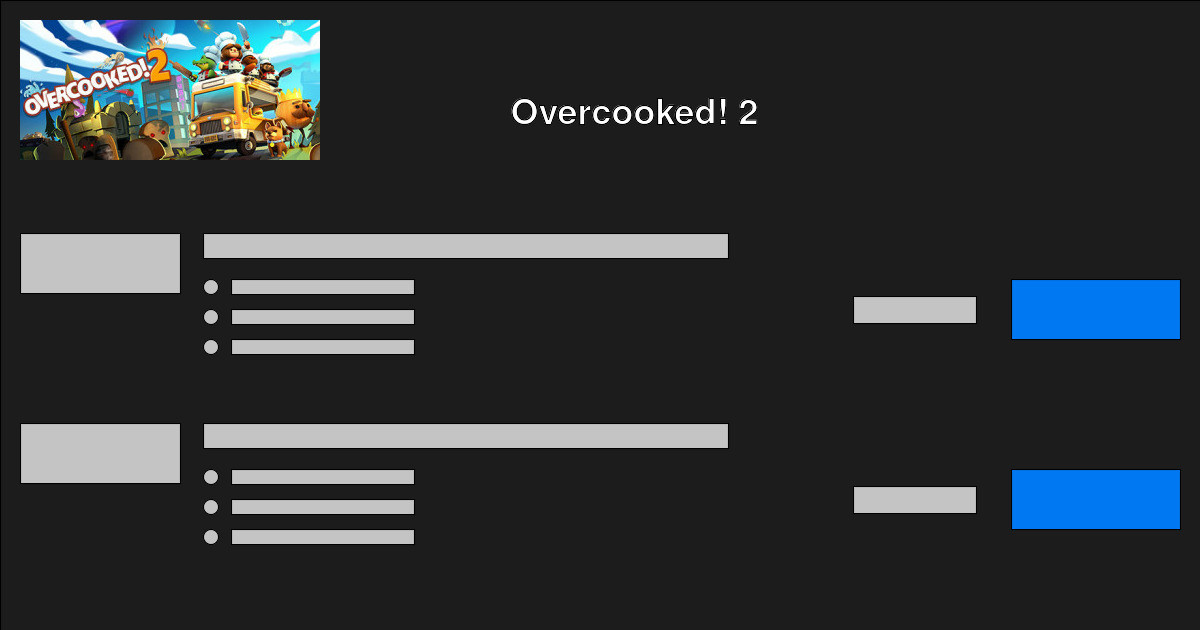 以便宜的价格购买 Overcooked! 2 - 价格比较