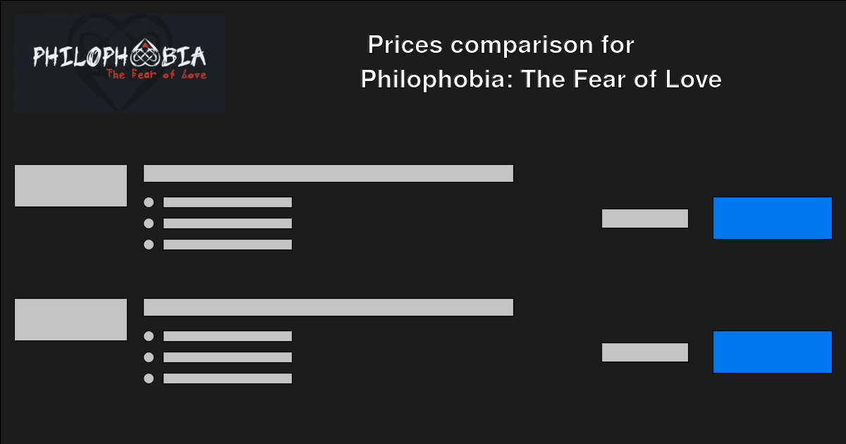 Philophobia: The Fear of Love CD Keys — Buy Cheap Philophobia: The Fear ...