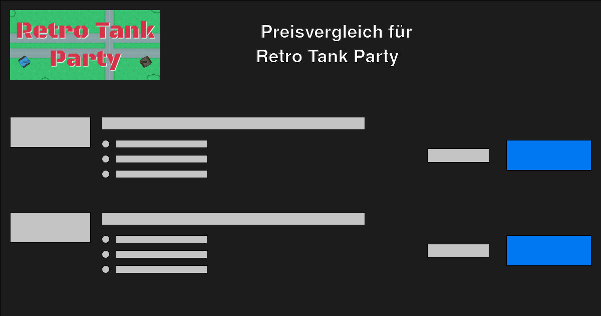 Retro Tank Party günstig kaufen - Preisvergleich