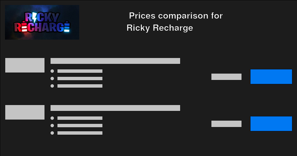 Ricky Recharge CD Keys — Buy Cheap Ricky Recharge CD Game Keys Online ...