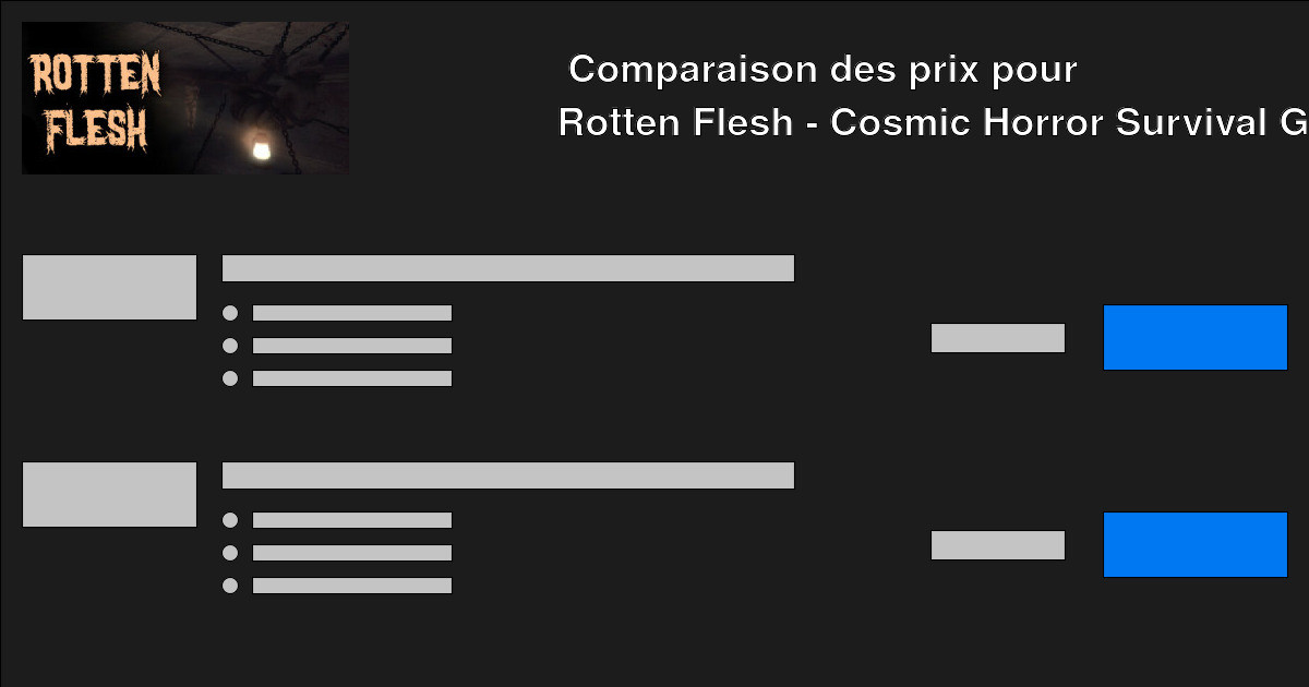 Acheter Rotten Flesh - Cosmic Horror Survival Game pas cher ...