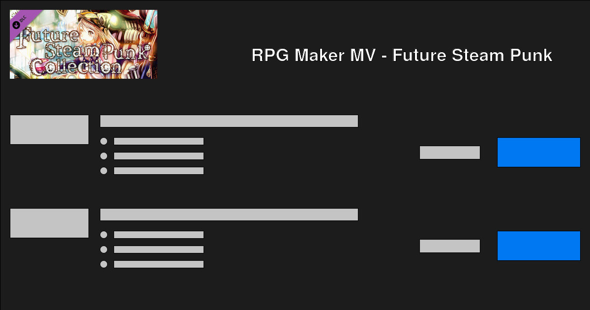 RPG Maker MV - Future Steam Punk 싸게 구매 - 가격 비교