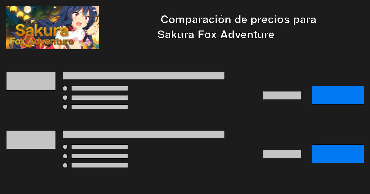 Compra Sakura Fox Adventure barato - Compara precios