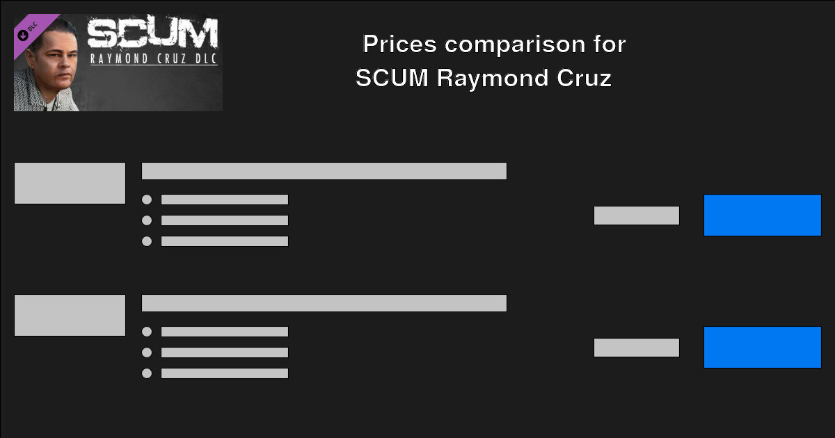 SCUM Raymond Cruz CD Keys — Buy Cheap SCUM Raymond Cruz CD Game Keys ...