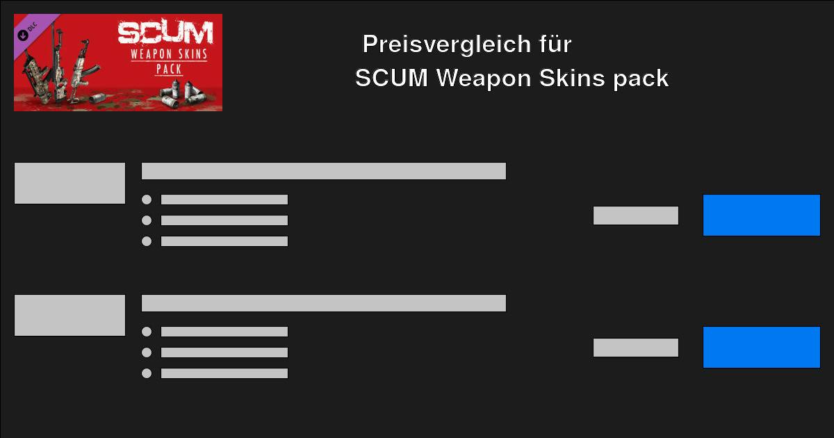 SCUM Weapon Skins pack günstig kaufen - Preisvergleich