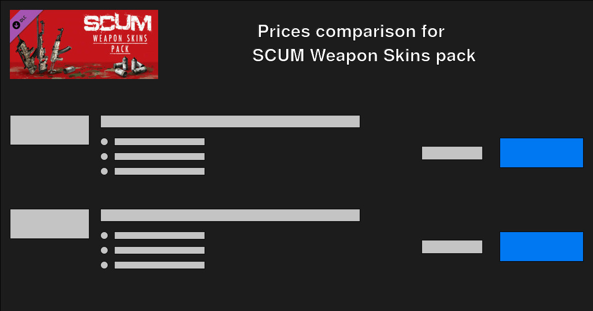 SCUM Weapon Skins pack CD Keys — Buy Cheap SCUM Weapon Skins pack CD ...