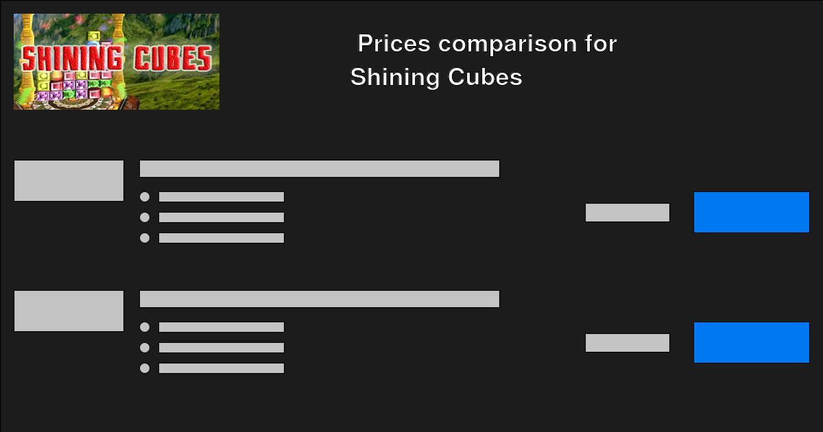 Shining Cubes CD Keys — Buy Cheap Shining Cubes CD Game Keys Online ...