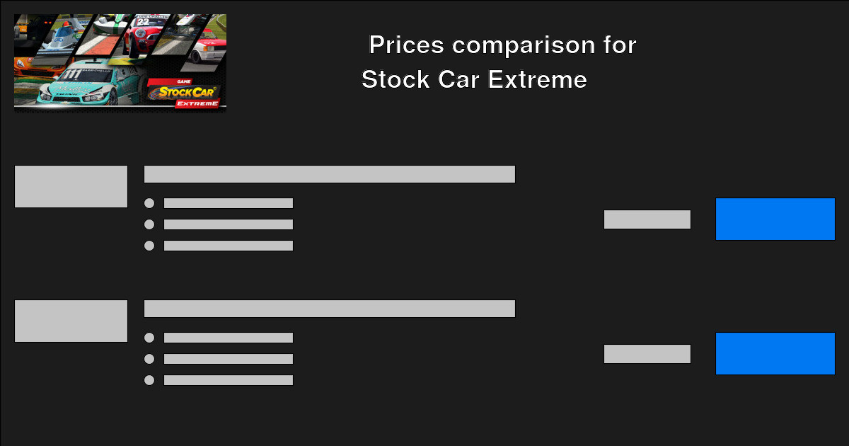 Stock Car Extreme CD Keys — Buy Cheap Stock Car Extreme CD Game Keys ...
