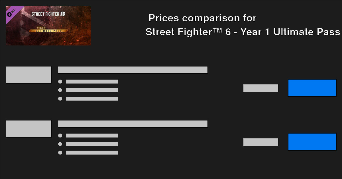 Street Fighter™ 6 - Year 1 Ultimate Pass CD Keys — Buy Cheap Street ...