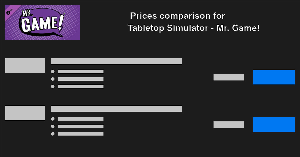 Tabletop Simulator - Mr. Game! CD Keys — Buy Cheap Tabletop Simulator ...