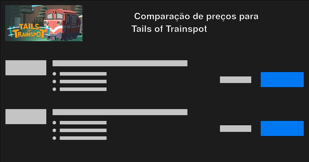 Comprar Tails of Trainspot mais barato - Comparação de Preços