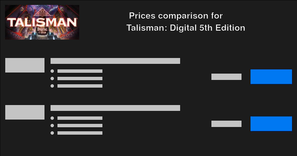 Talisman: Digital 5th Edition CD Keys — Buy Cheap Talisman: Digital 5th ...