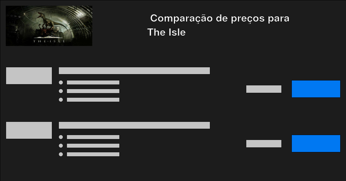 Comprar The Isle mais barato - Comparação de Preços
