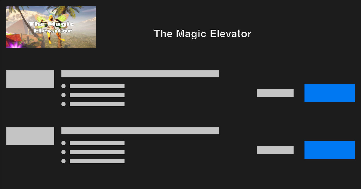 以便宜的价格购买 The Magic Elevator - 价格比较