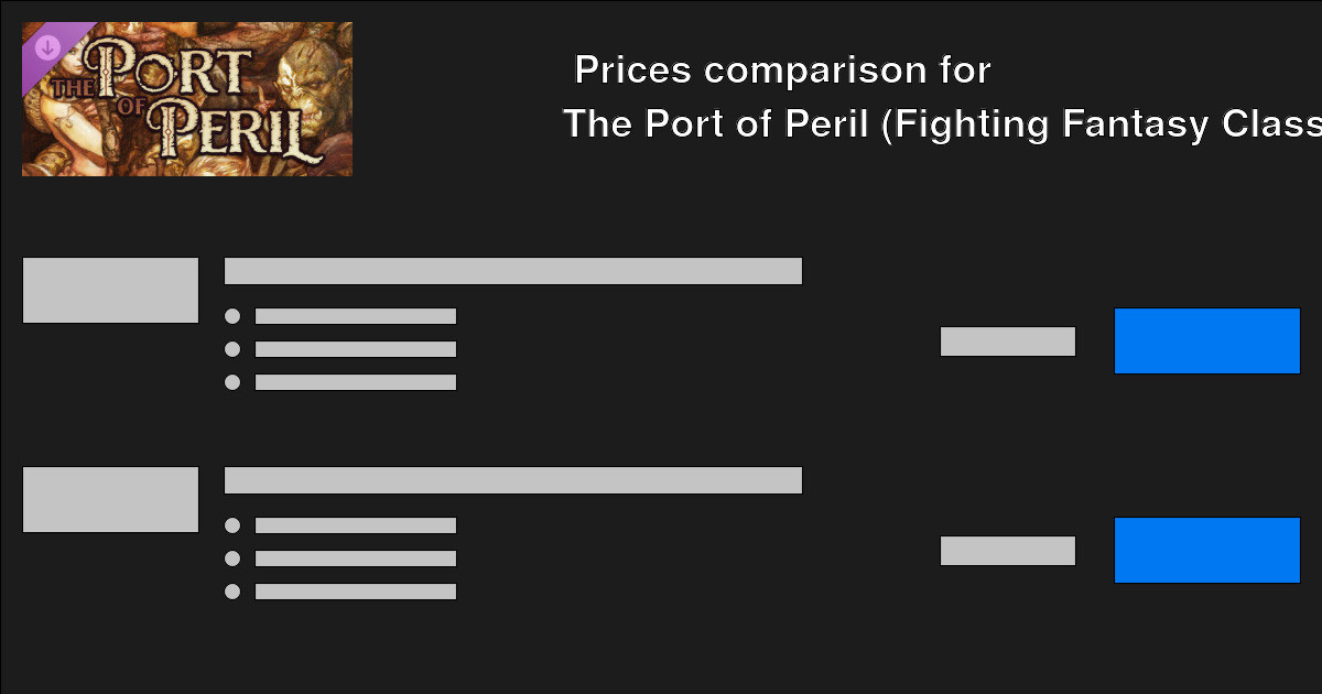 The Port of Peril (Fighting Fantasy Classics) CD Keys — Buy Cheap The ...