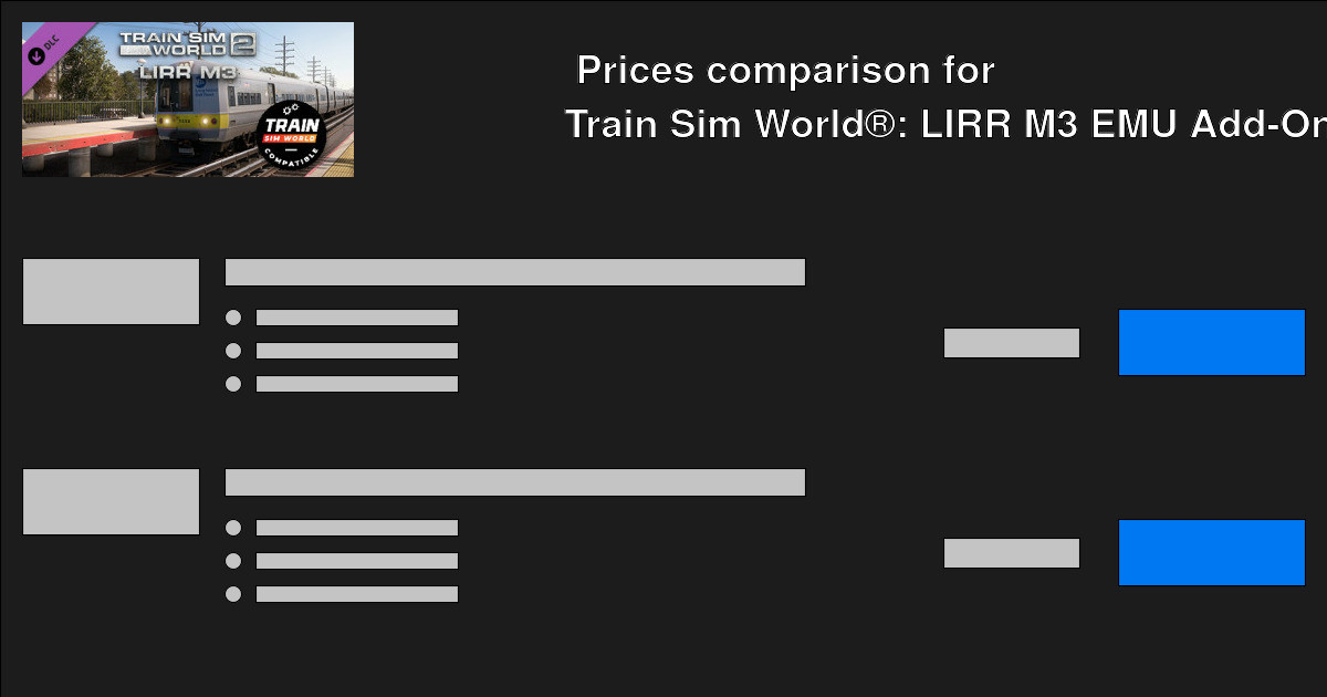 Train Sim World®: LIRR M3 EMU Add-On - TSW2 & TSW3 compatible CD Keys ...
