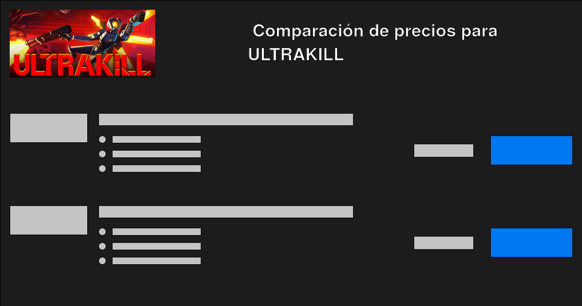 Compra ULTRAKILL barato - Compara precios