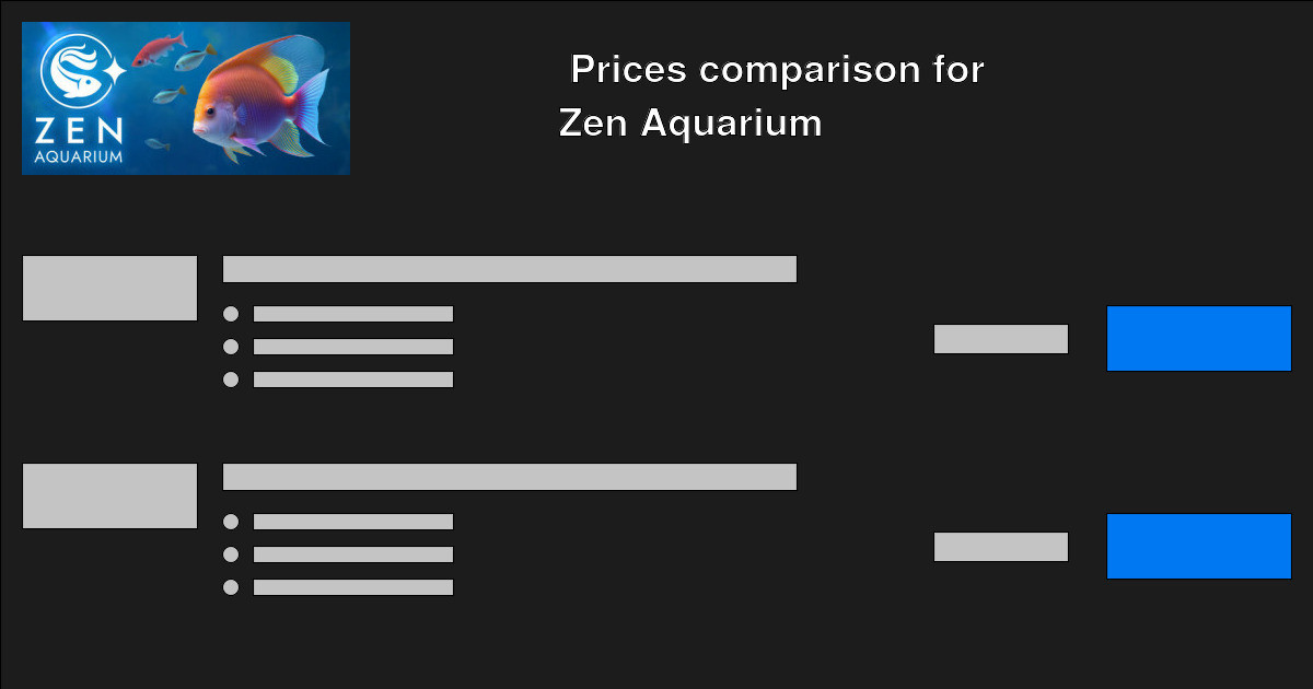 Zen Aquarium CD Keys — Buy Cheap Zen Aquarium CD Game Keys Online — SYS ...